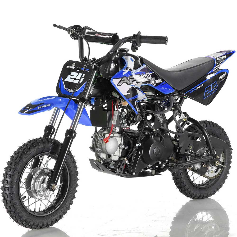 Apollo 70cc Kids Dirt Bike With Training Wheels | TribalMotorsports